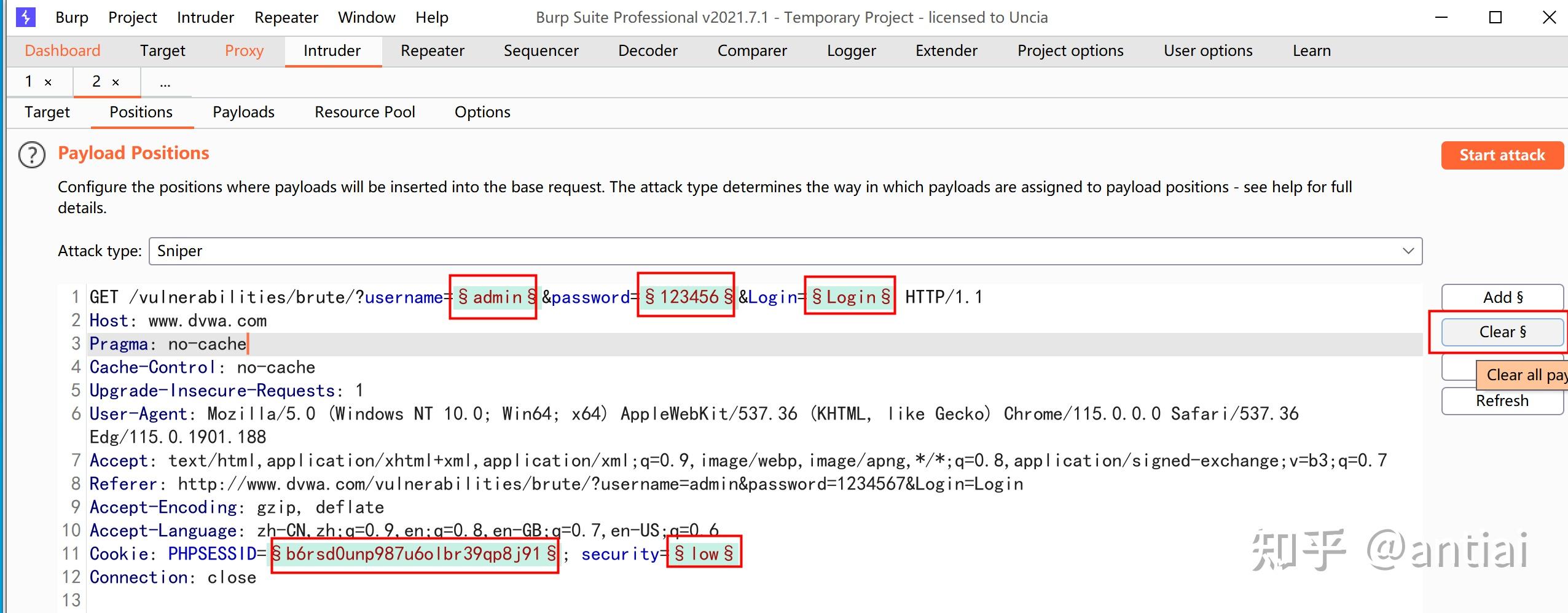 【实验报告】使用Burp Suite爆破网站登录账号，密码 - 知乎