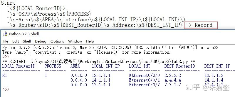 网络工程师 Python TextFSM 模板（第5节，实验3，多行回显多行rule，变量关键字，华为） - 知乎