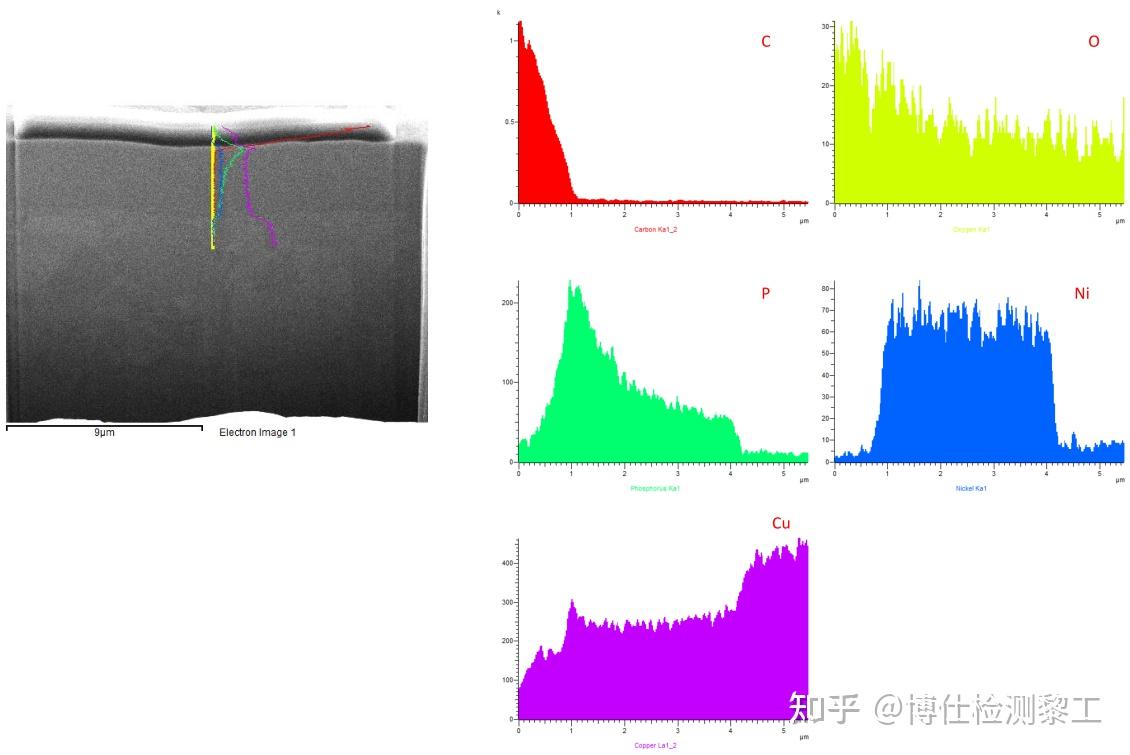 扫描电镜SEM-EDS检测实例分享-博仕检测 - 知乎