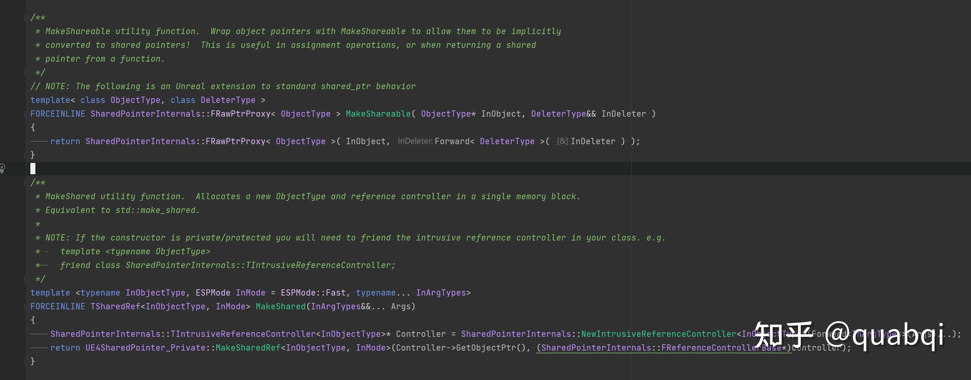 UE4的智能指针 TSharedPtr - 知乎