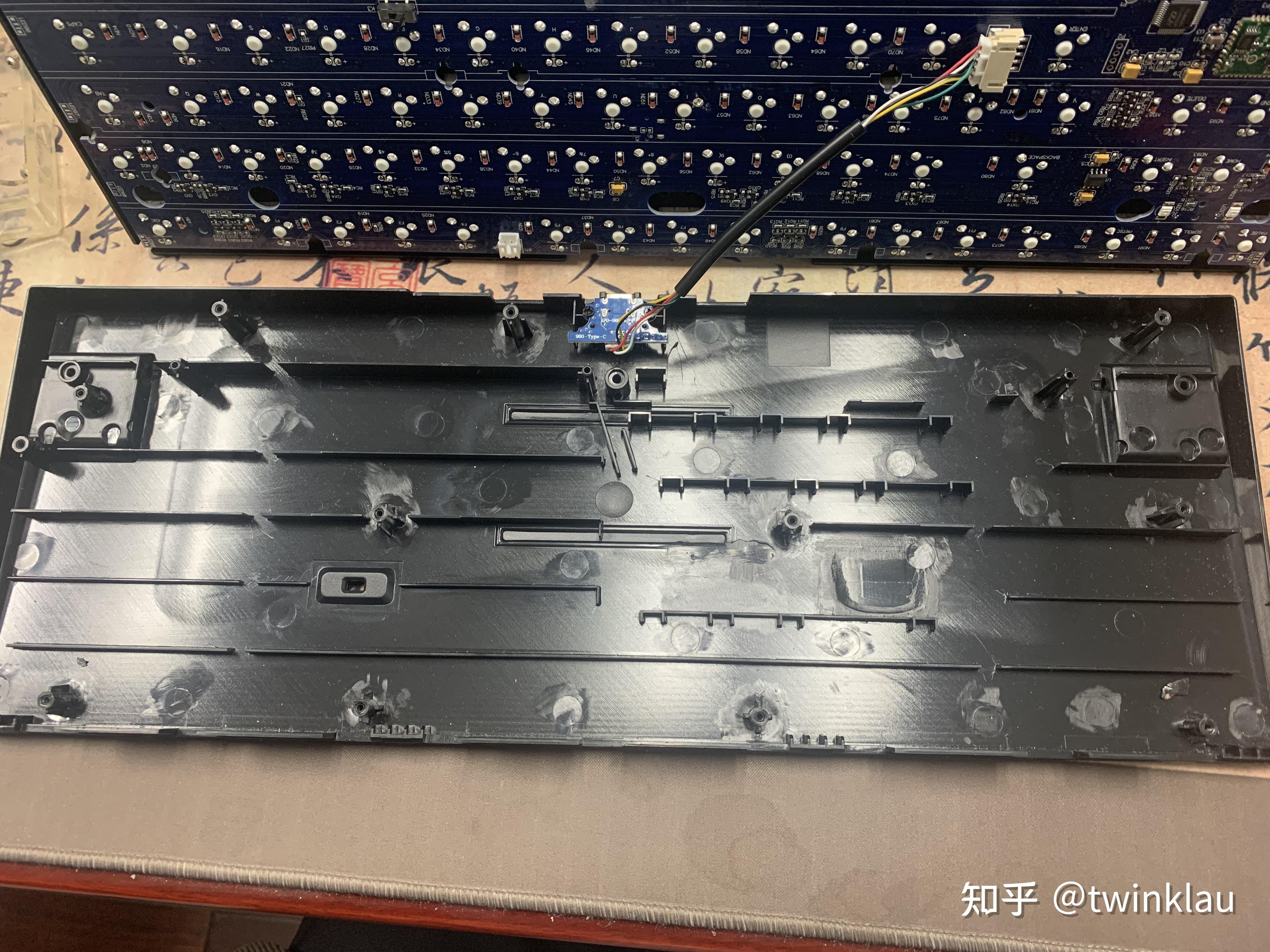 RK987A双模蓝牙键盘更换电池 - 知乎