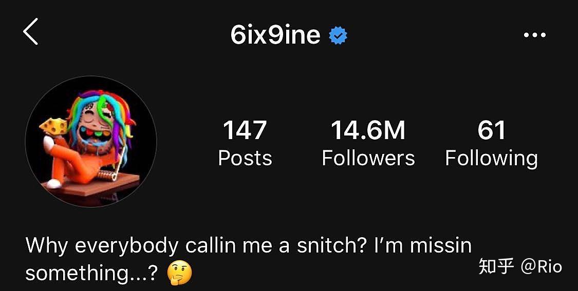 （一万字完整解析 ）6ix9ine：从草根到网红 - 知乎