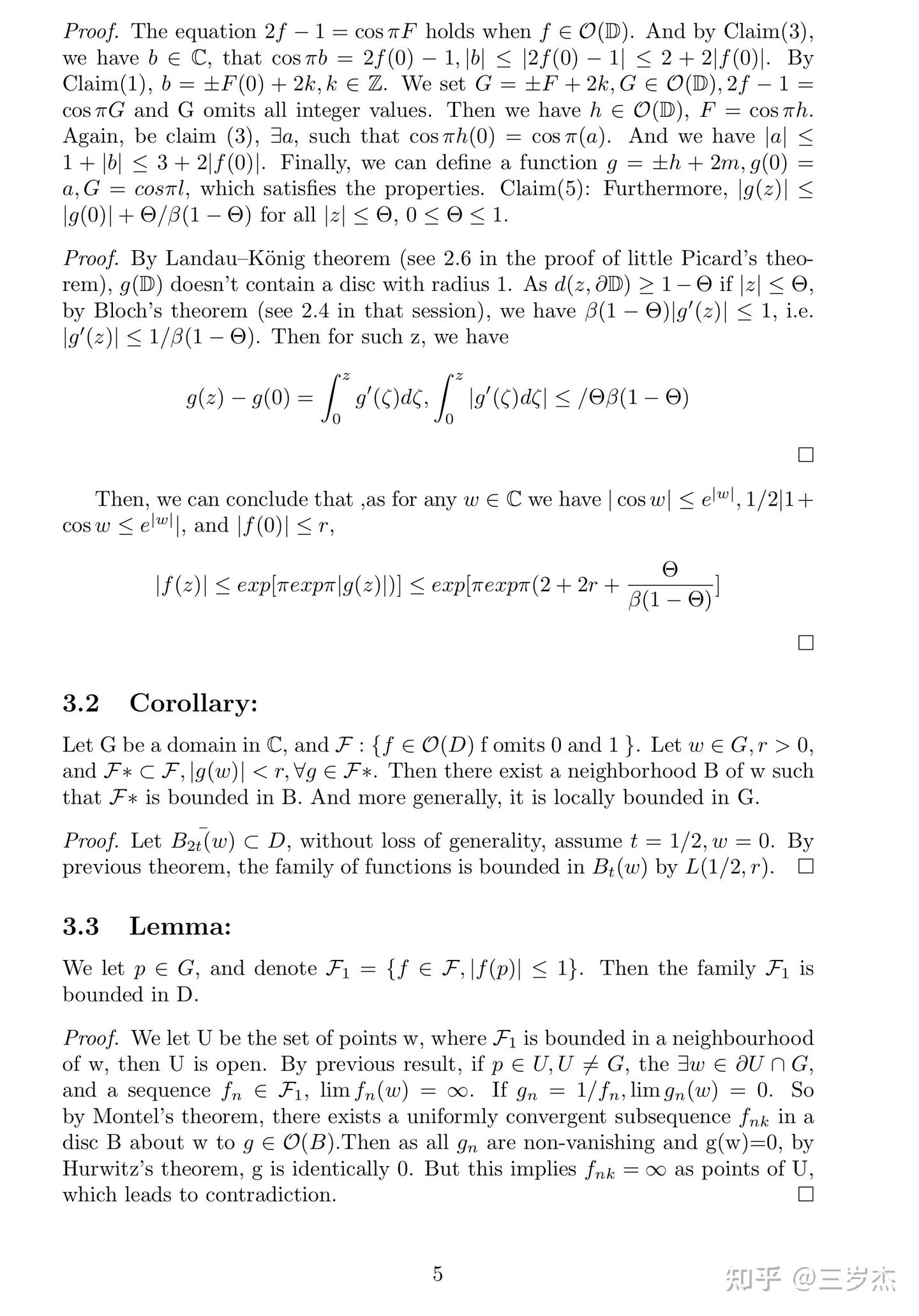 复分析（6）：大Picard定理 (Great Picard theorem) - 知乎