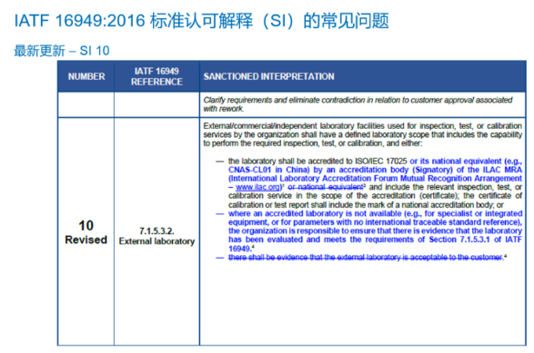 IATF 16949最新认可解释（SI）的要点梳理 - 知乎