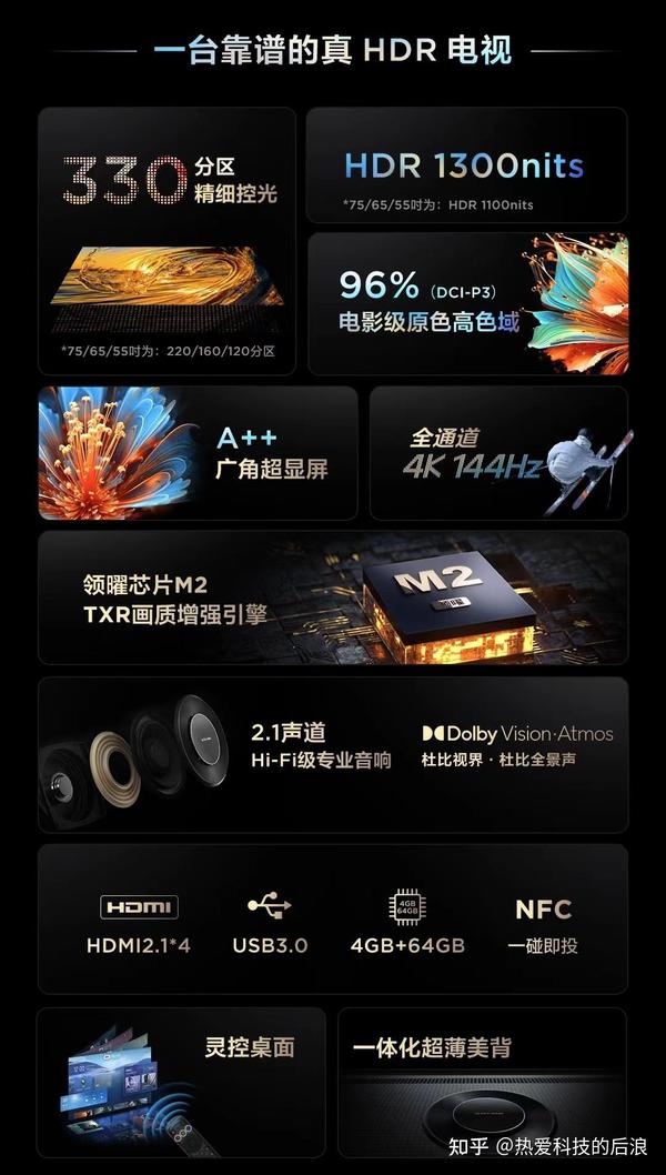 观影的宝藏电视-高画质HDR电视TCL T7H - 知乎