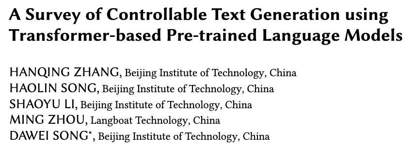 盘点Controllable Text Generation(CTG)的进展 - 知乎