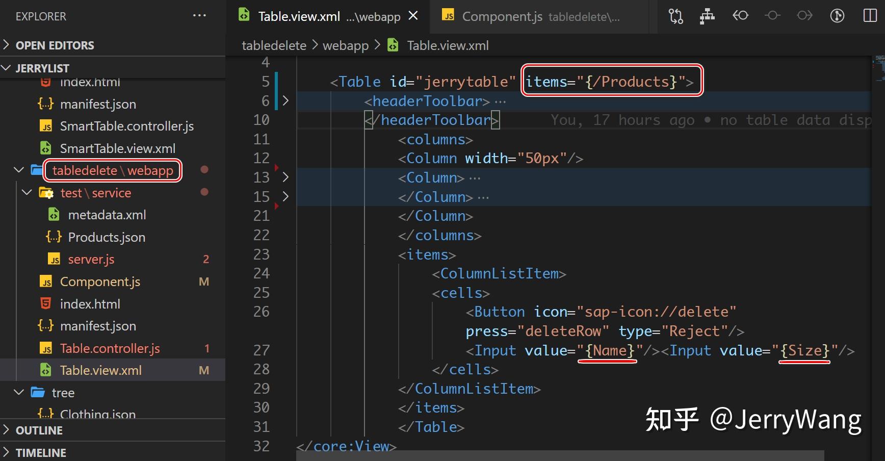 基于 OData 模型和 JSON 模型的 SAP UI5 表格控件行项目的添加和删除实现 - 知乎