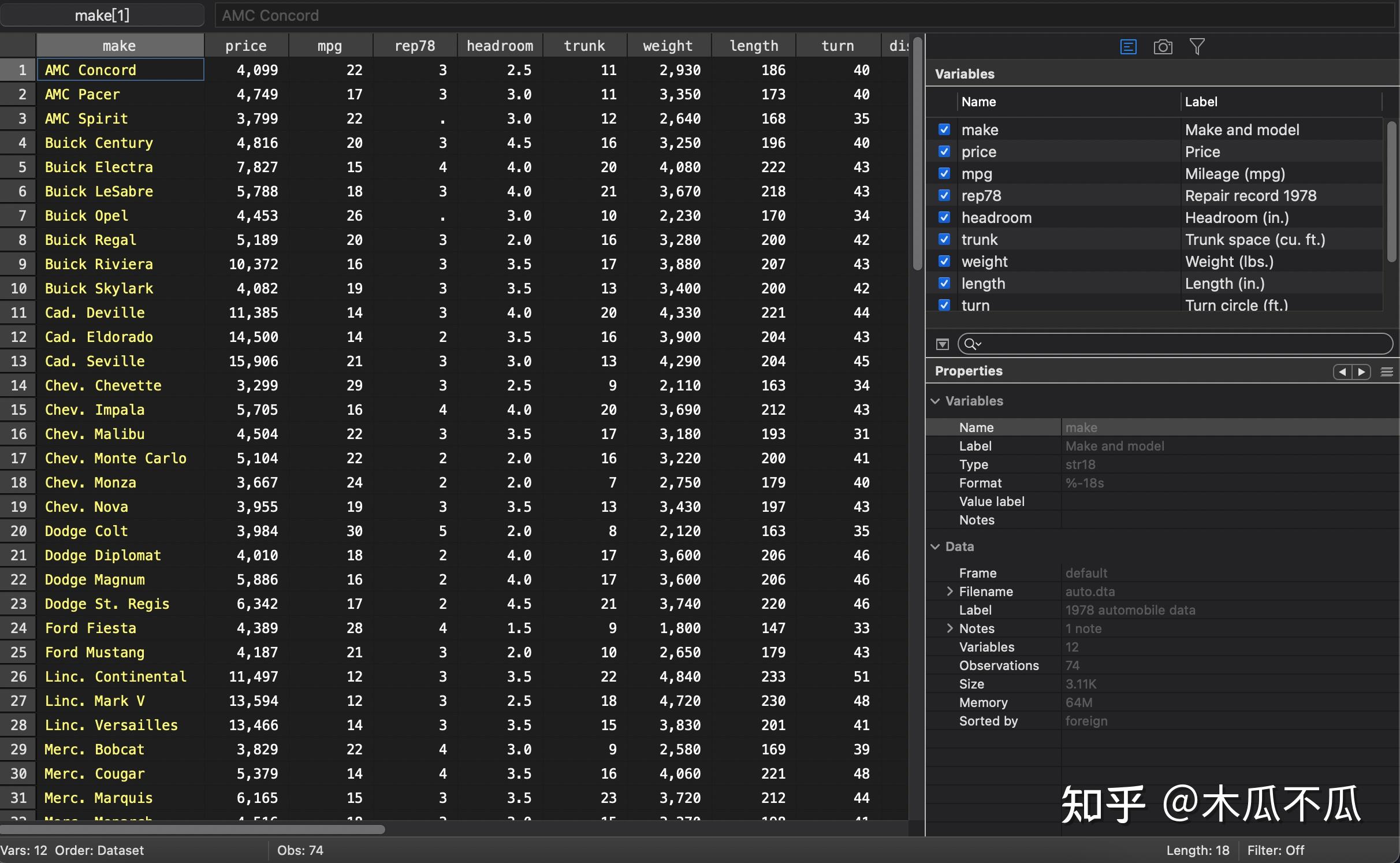 Stata｜数据管理基本操作命令 - 知乎