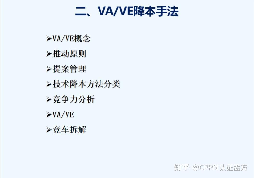 采购的VA/VE降本手法（完整版）PPT - 知乎