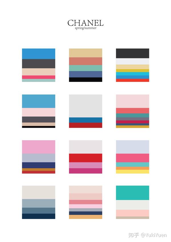 配色（持续更新） | 奢侈品系列——香奈儿CHANEL篇 - 知乎