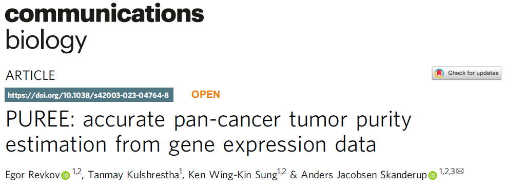 Commun Biol | 跨越20种癌症类型！基于基因表达谱精确预测泛癌肿瘤纯度的新方法——PUREE - 知乎