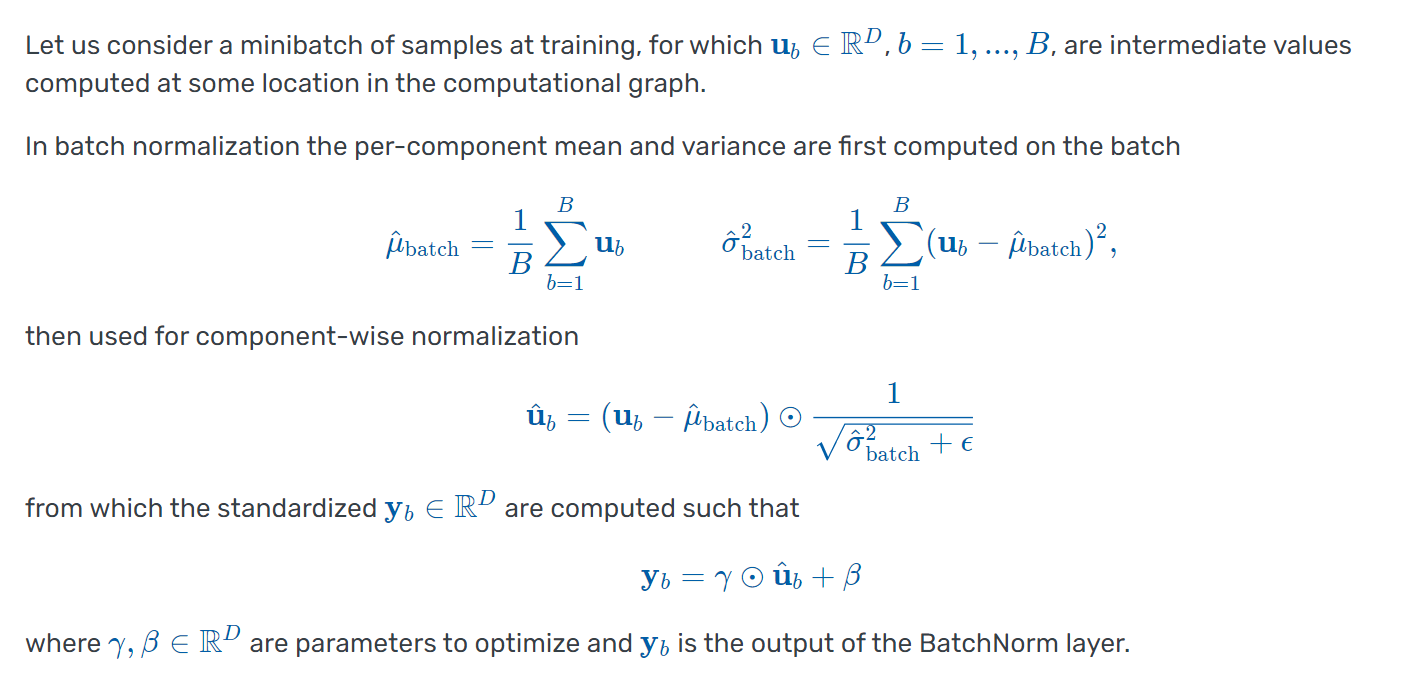 BatchNorm and its variants - 知乎