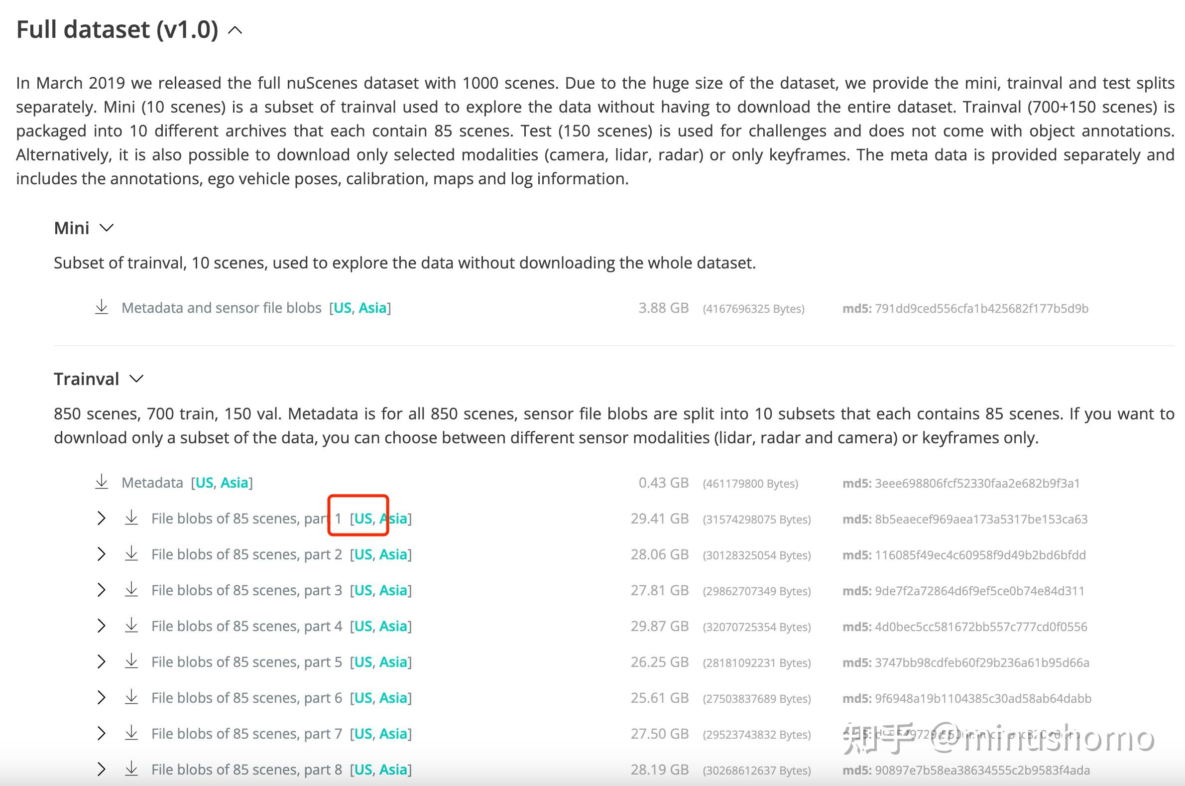 如何快速用脚本下载Nuscenes数据集 - 知乎