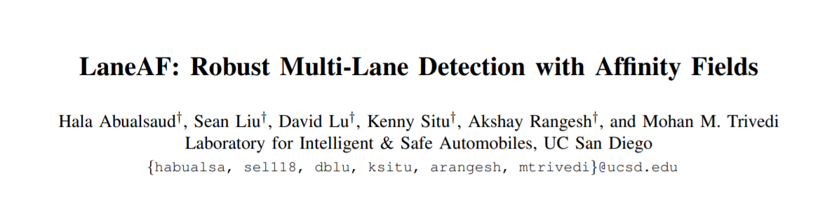 LaneAF(Arxiv2021)|利用Affinity Field聚类进行车道线实例分割 - 知乎