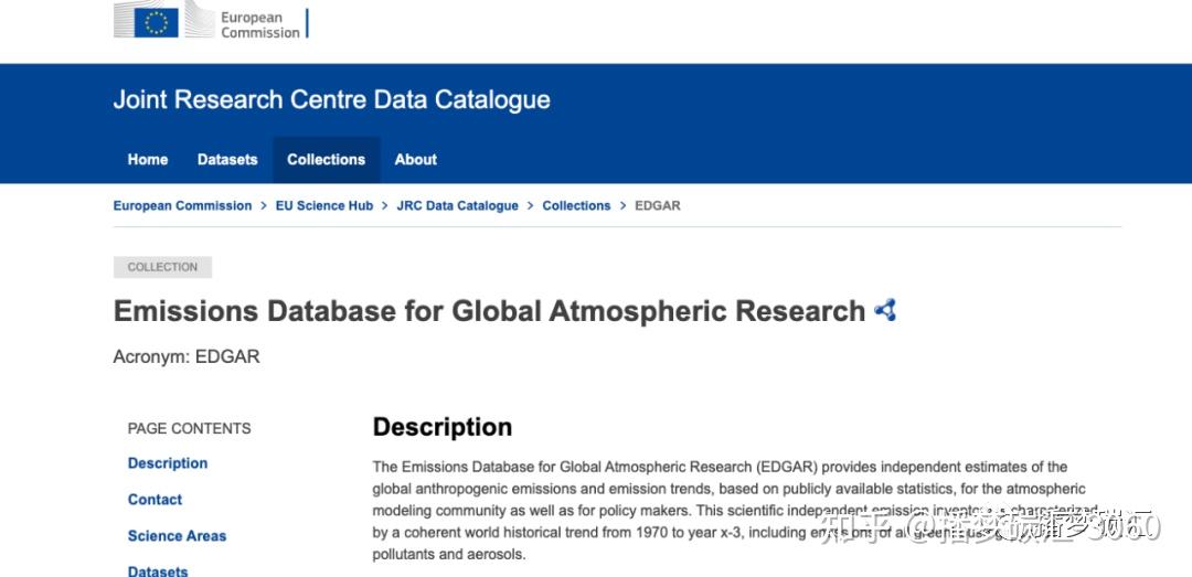 国内外碳排放数据库 - 知乎