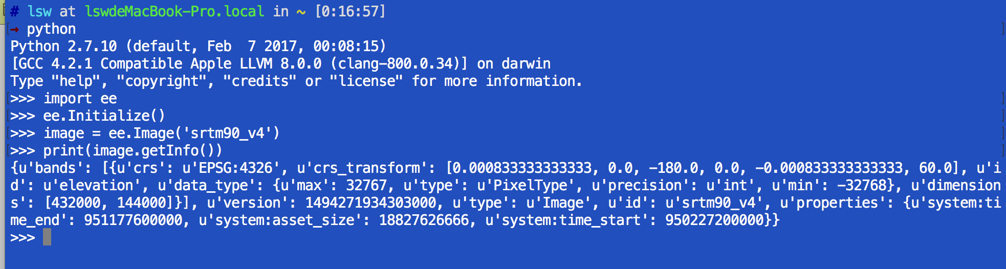 GEE学习笔记 六：GEE的本地python环境搭建 - 知乎
