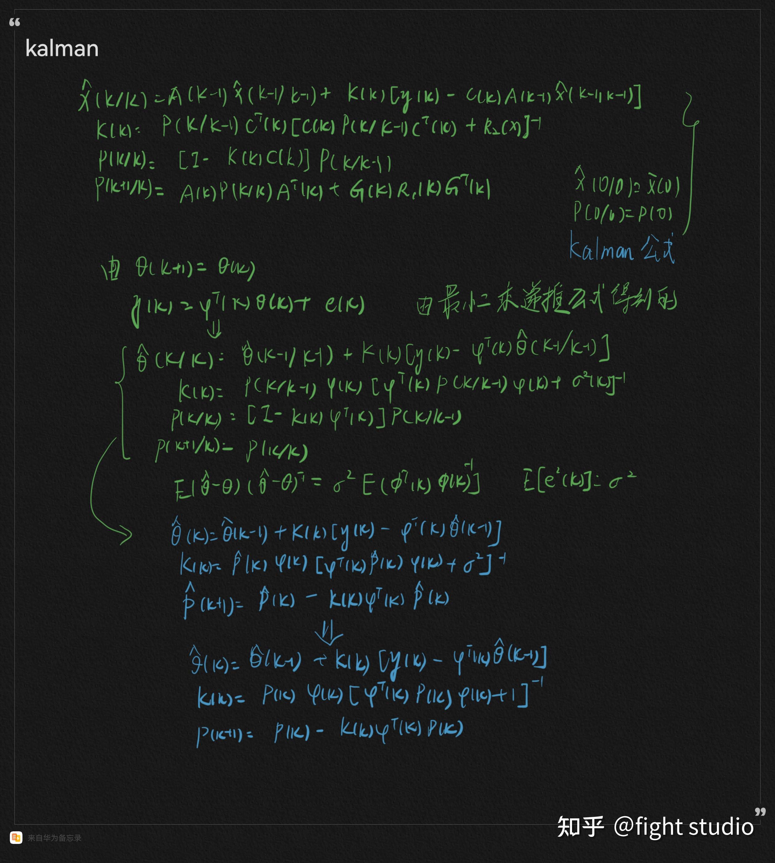 自适应控制-最小二乘和Kalman滤波联系 - 知乎