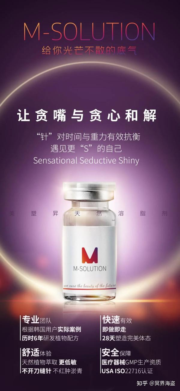 美塑昇溶脂针科普 | 附MSOLUTION溶脂的使用方法 - 知乎