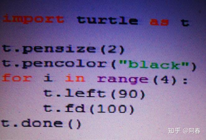 python画正方形 - 知乎
