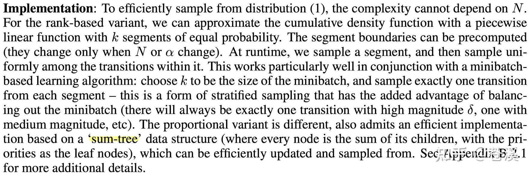 【付代码】Prioritized Experience Replay(优先经验回放)和Sum-tree解析 - 知乎