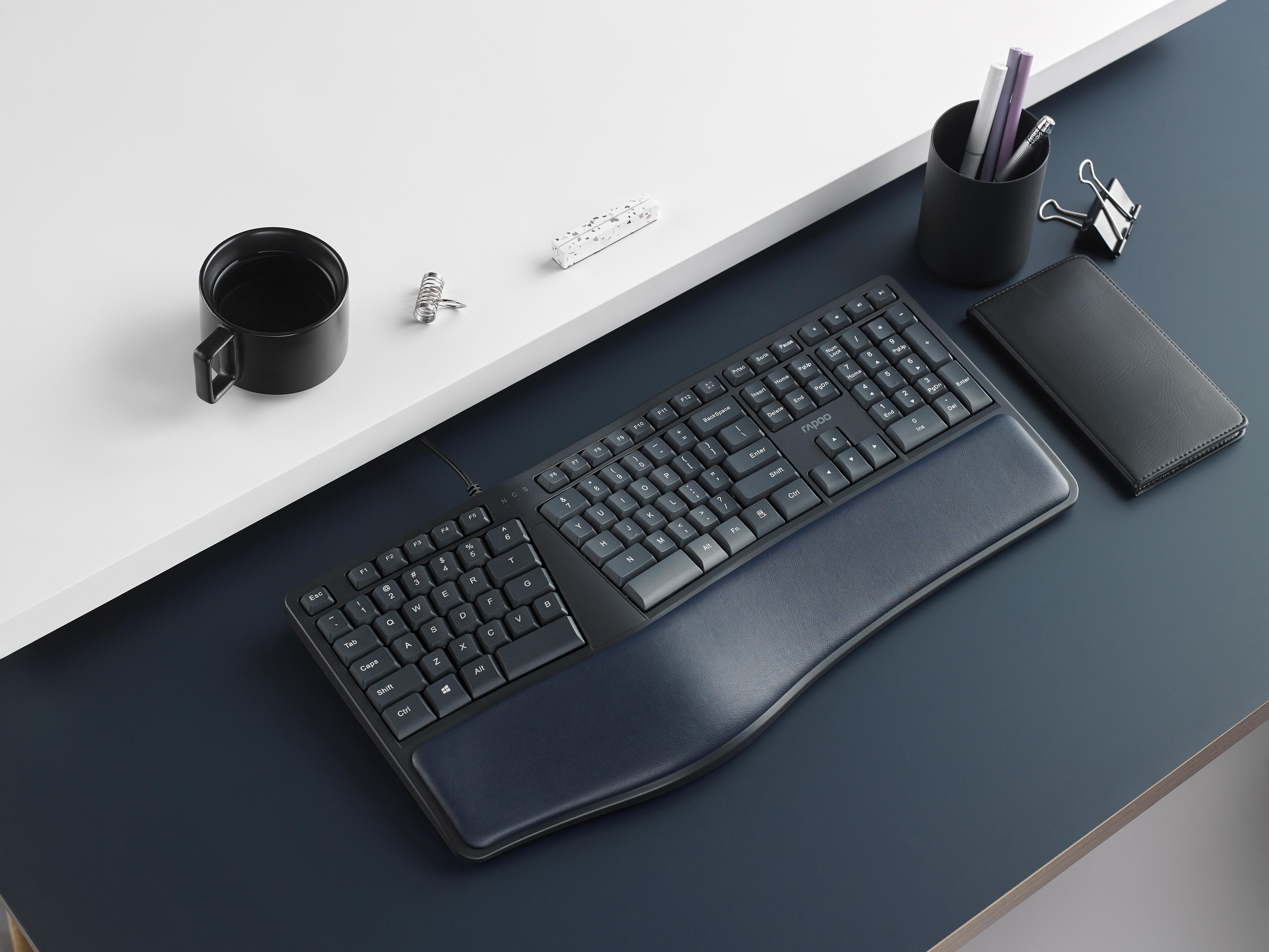 分体式按键布局，17°黄金弧度，人体工学有线键盘NK8800自然弧度自然触发 - 知乎