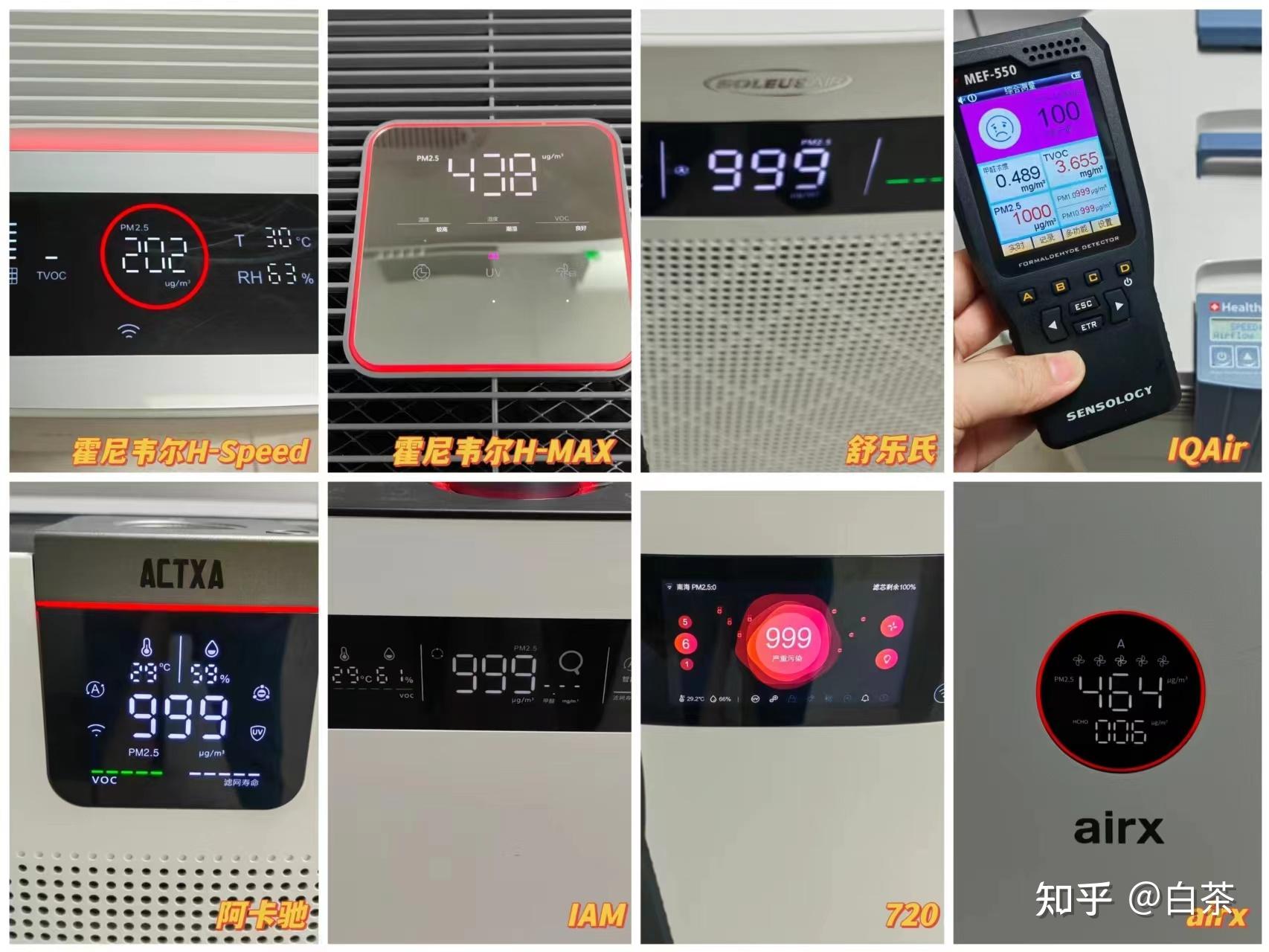 八款空气净化器对比测评：空气净化器什么品牌好？霍尼韦尔、IQAIR、舒乐氏、airx、阿卡驰、IAM、720等八款空气净化器究竟谁会更胜一筹？