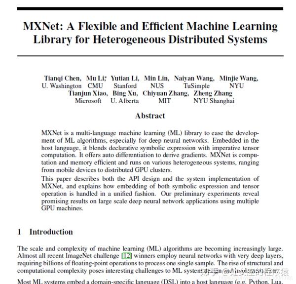 DL框架之MXNet ：深度学习框架之MXNet 的简介、安装、使用方法、应用案例之详细攻略 - 知乎