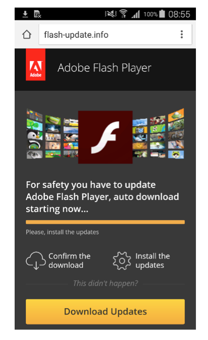 “木马下载器”伪装成Adobe Flash Player升级程序，攻击安卓用户 - 知乎