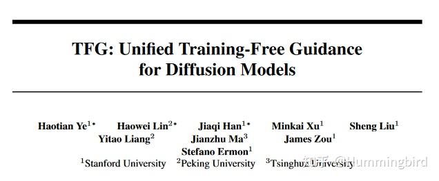 论文讲解（25）：TFG: Unified Training-Free Guidance for Diffusion Models - 知乎