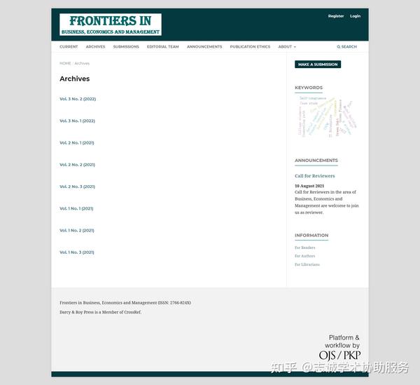 Darcy & Roy Press出版社 《全球领先科技学术文献出版商 (DRP)》 STM期刊、书籍和会议论文集系列征稿 - 知乎