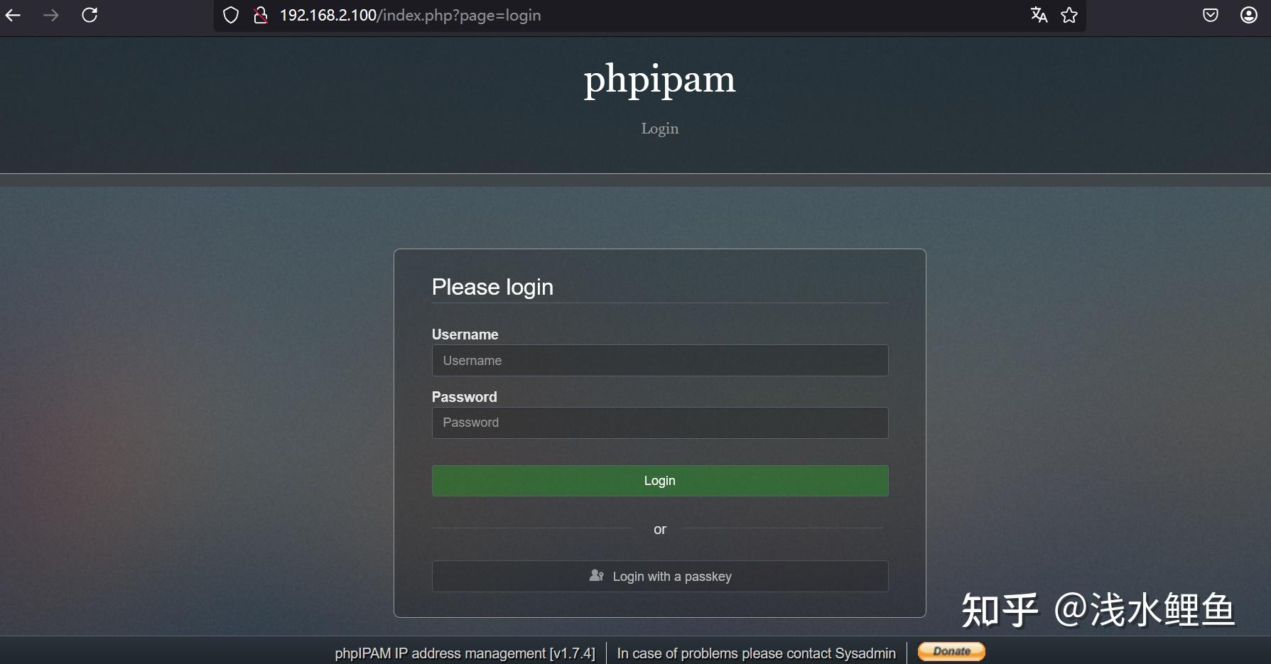 phpipam1.7安装部署 - 知乎