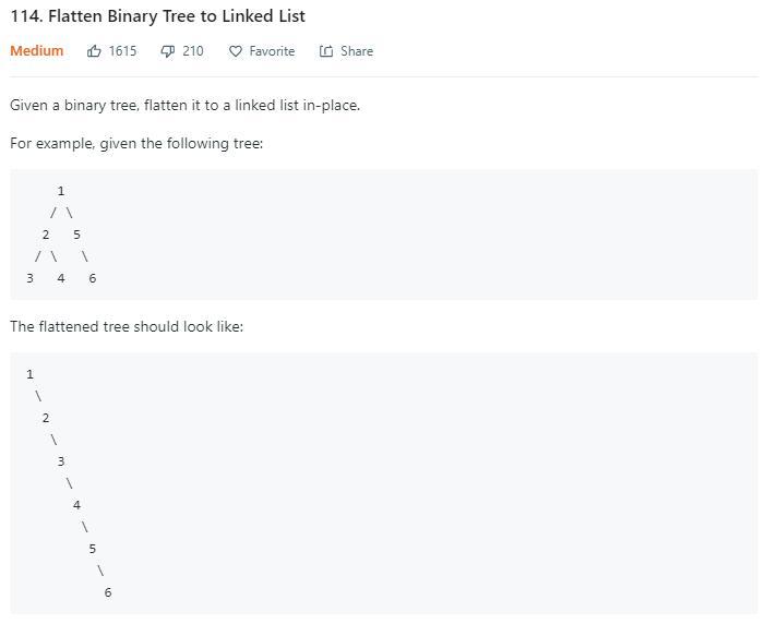 114. Flatten Binary Tree to Linked List - 知乎