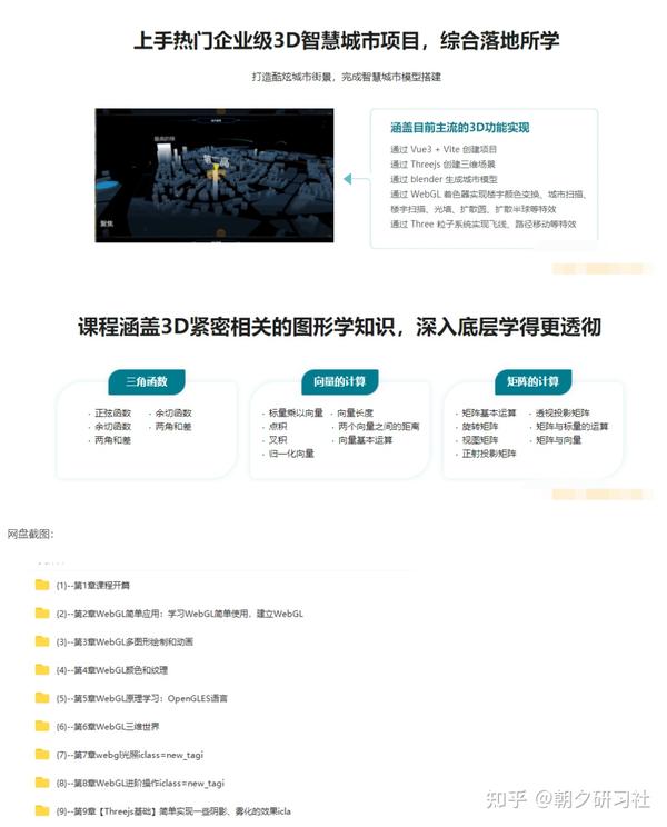 Web3d|基于webgl的threejs框架|入门篇附:webglthreejs入门与实战,系统学习web3d技术课程 知乎