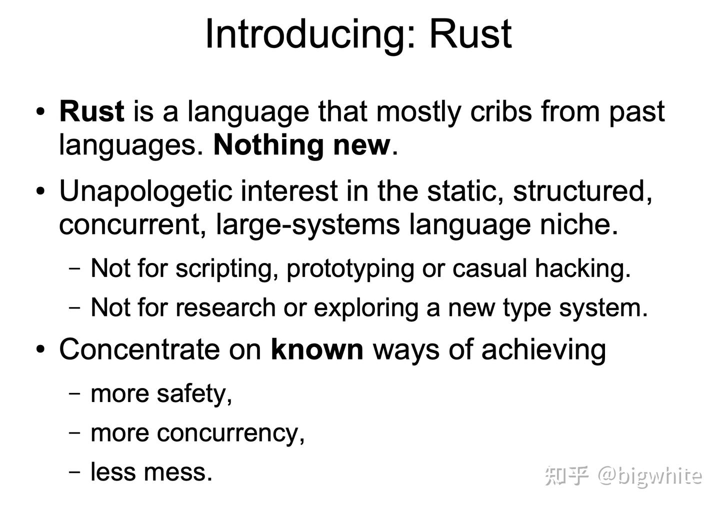 Gopher的Rust第一课：Rust的那些事儿 - 知乎