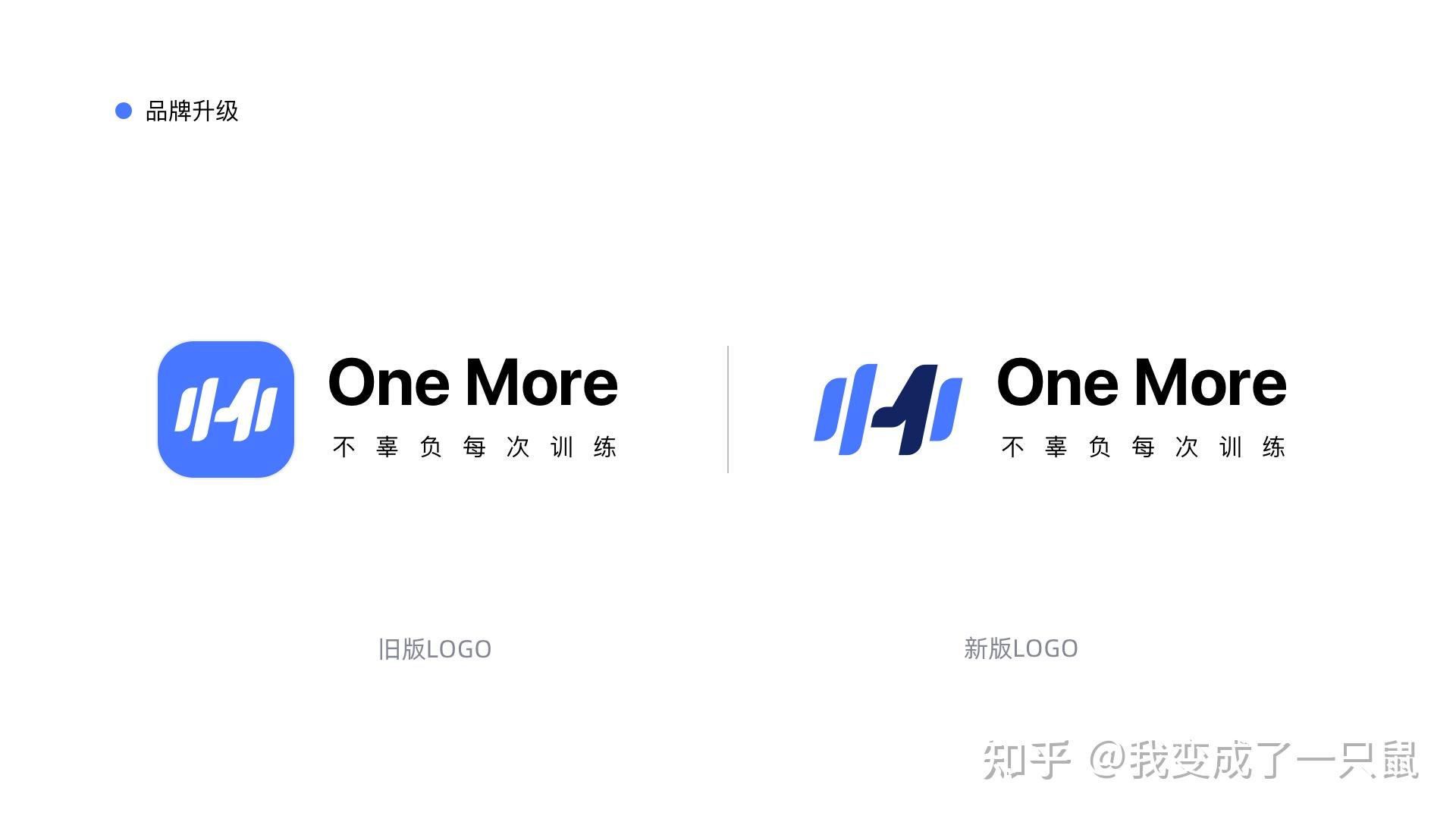 【One More】健身LOGO全新升级 - 知乎