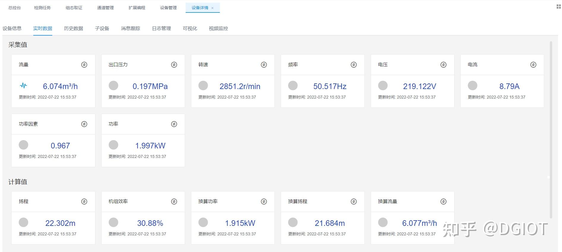 DGIOT国内首家轻量级物联网开源平台——水泵远程检测平台 - 知乎