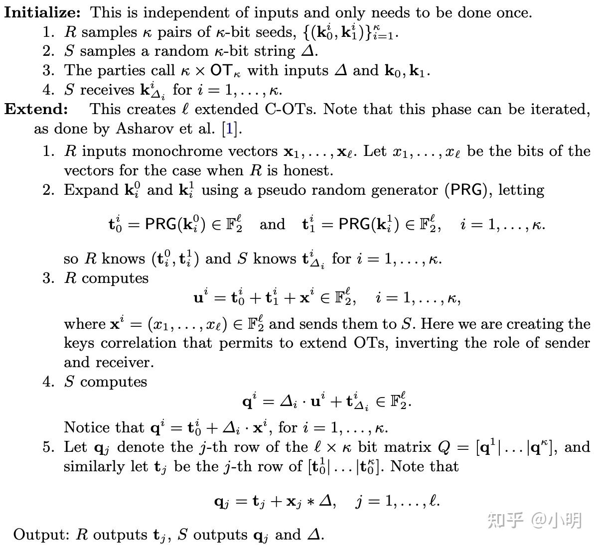 IKNP OTE扩展——Actively Secure OT Extension with Optimal Overhead - 知乎