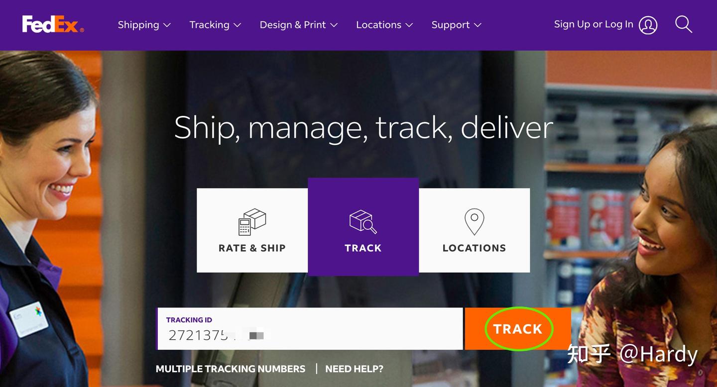 美国Fedex UPS 怎么在官网下载签收证明 POD - 知乎