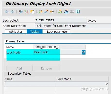 关于 SAP ABAP 里的锁类型 Lock Type - 知乎