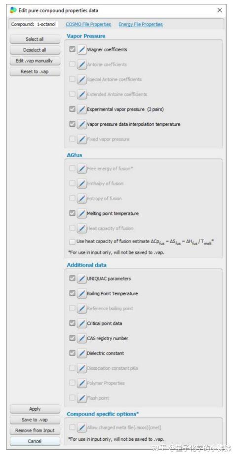 Cosmotherm化合物上下文菜单 - 知乎