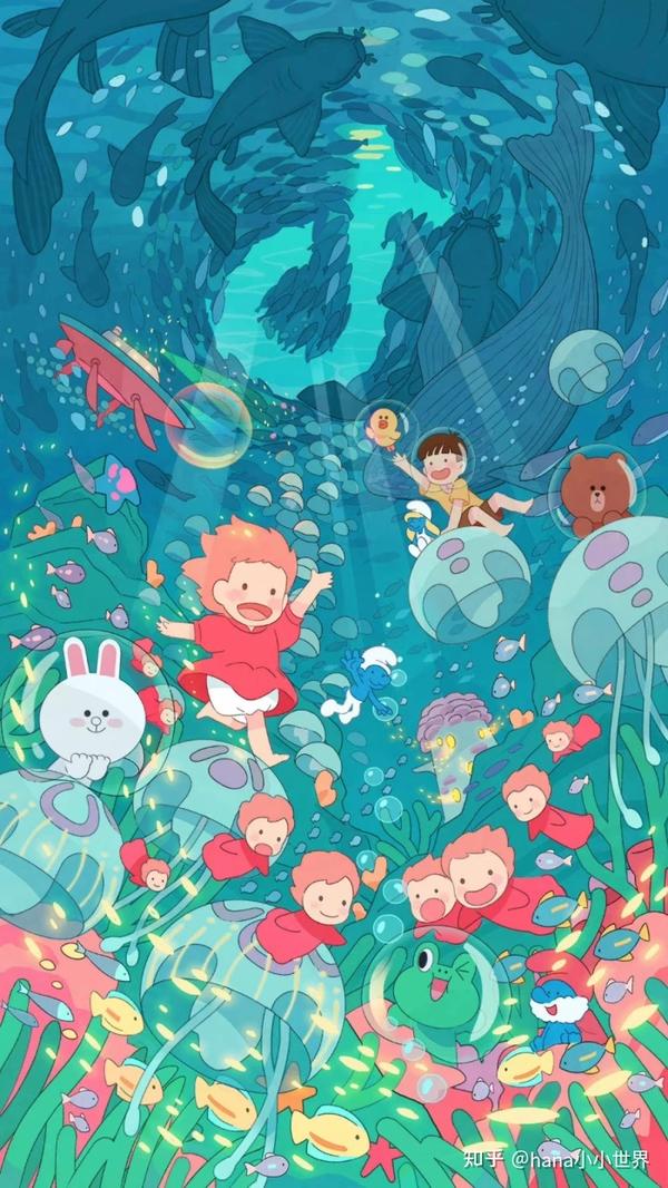 宫崎骏画作的绝美壁纸 - 知乎