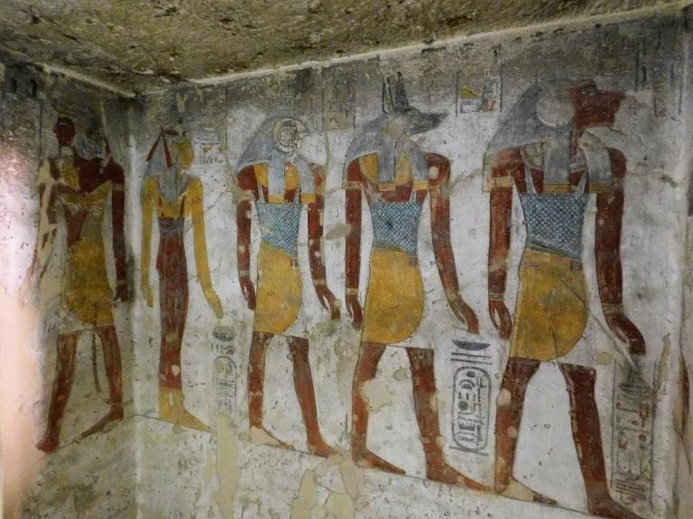 埃及-帝王谷-法老墓(女法老Twosret与Setnakhte双墓)彩绘壁画【100多幅图】 - 知乎