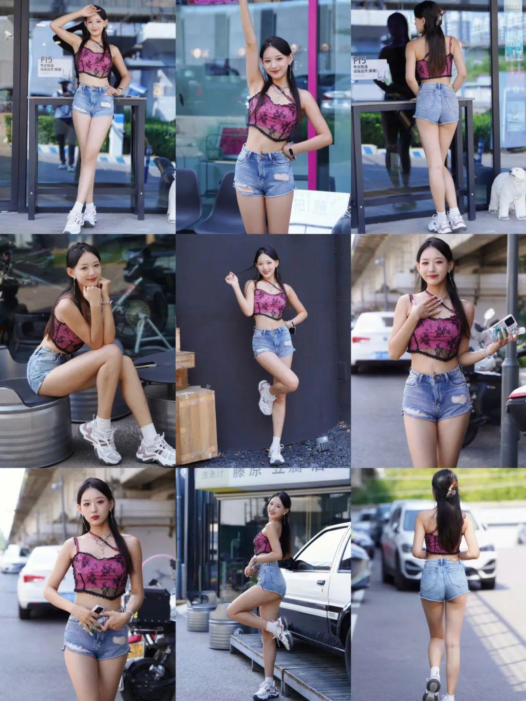 吊带牛仔裤才是yyds！9个辣妹街拍动作，性感显身材，帅爆了 - 知乎