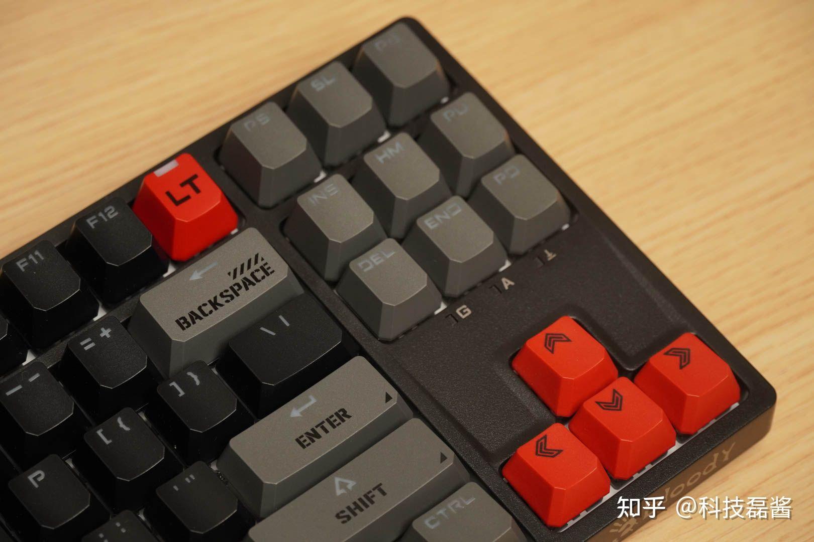 游戏玩家必备-双飞燕血手幽灵3玩家3变速光轴T87机械键盘 - 知乎