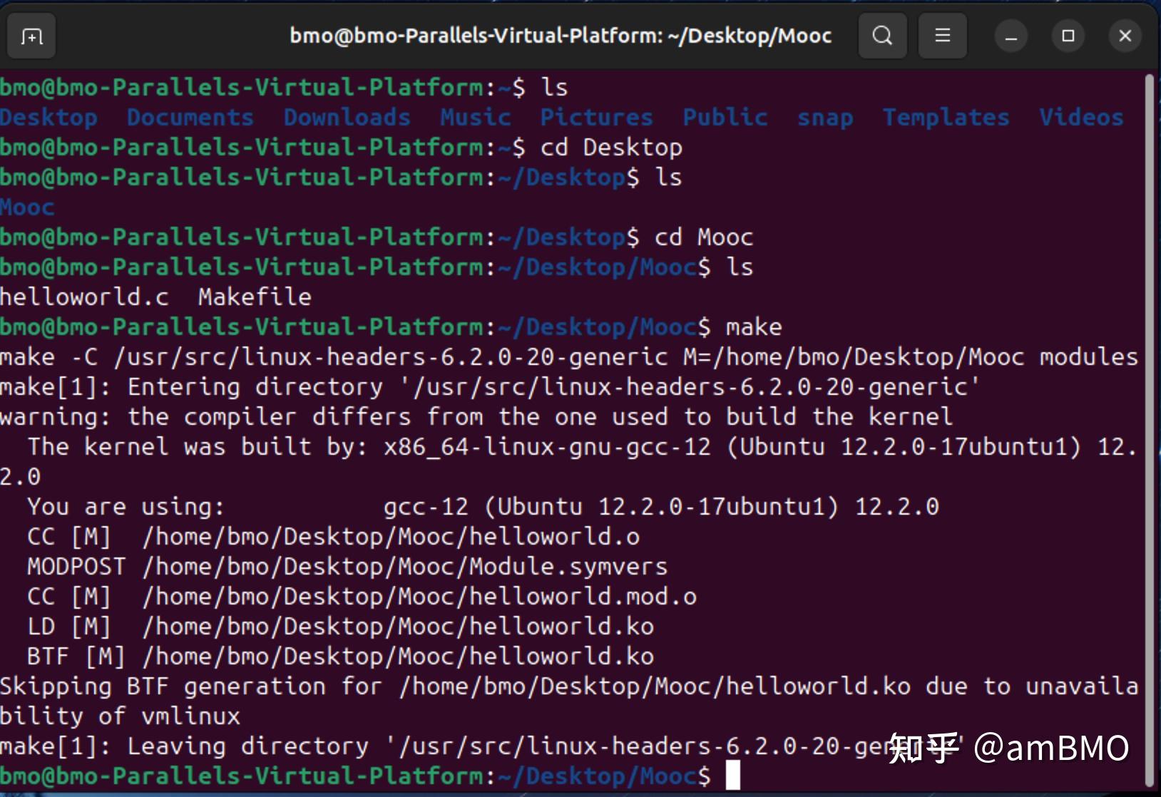 Linux内核学习笔记第一章:编写第一个内核模块helloworld(linux操作系统原理与应用) 知乎