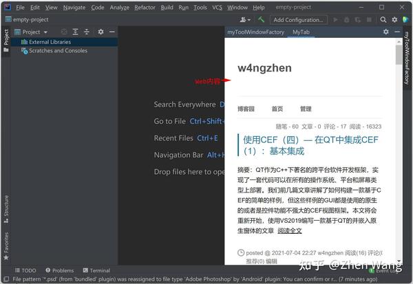 IDEA Web渲染插件开发（一）— 使用JCEF - 知乎