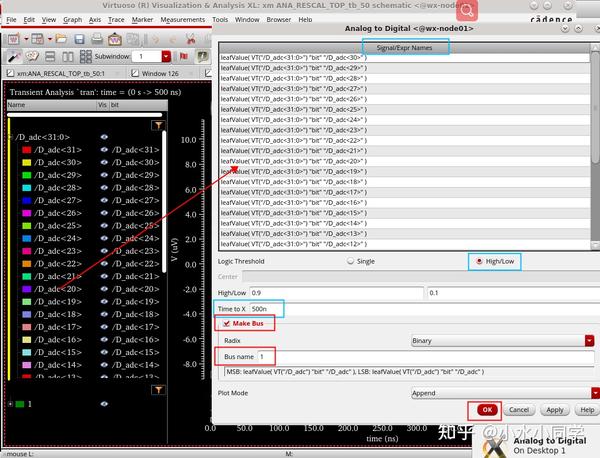 cadence中波形的A to D使用 - 知乎