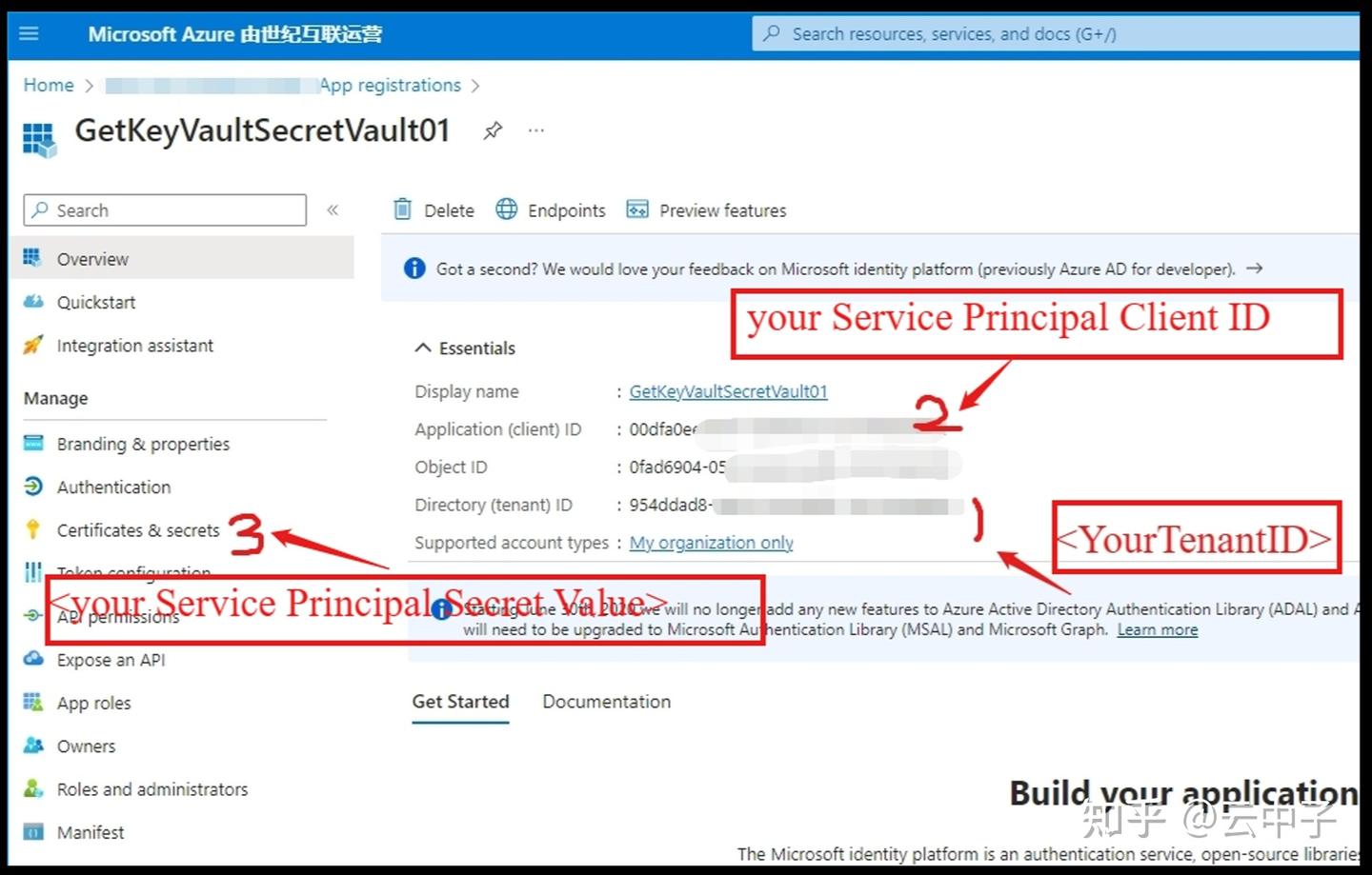 【Azure Key Vault】使用REST API调用Azure Key Vault Secret的示例步骤 - 知乎