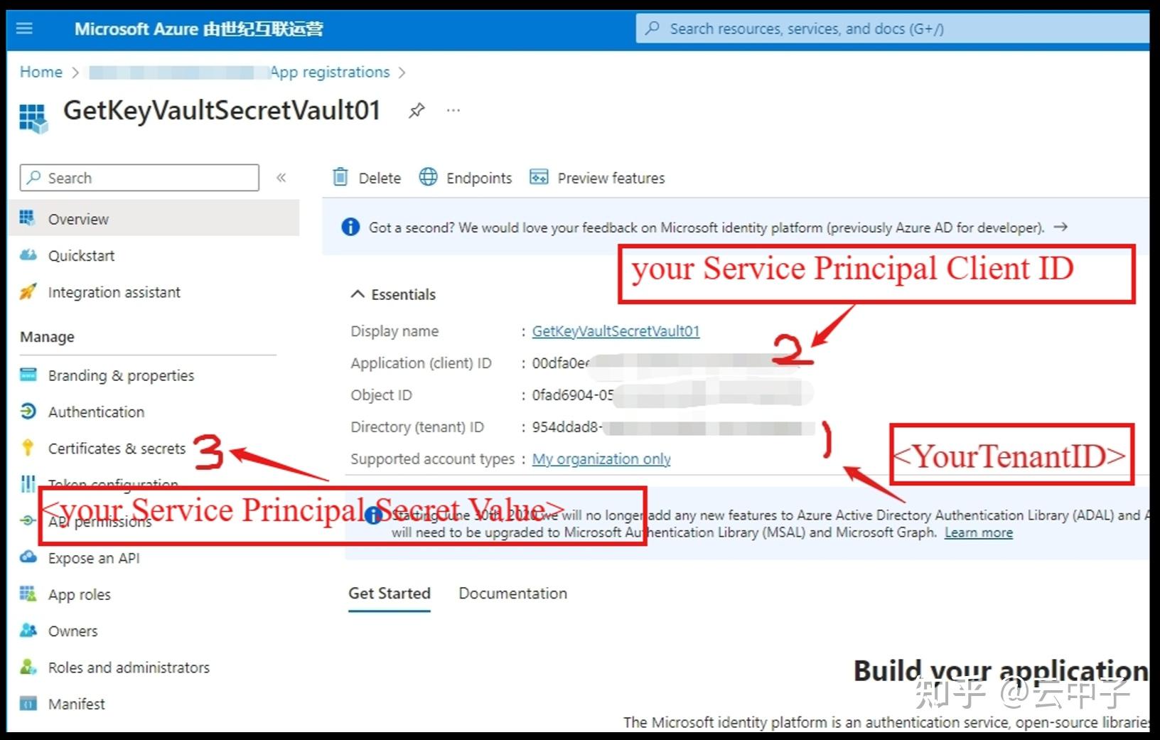 【Azure Key Vault】使用REST API调用Azure Key Vault Secret的示例步骤 - 知乎