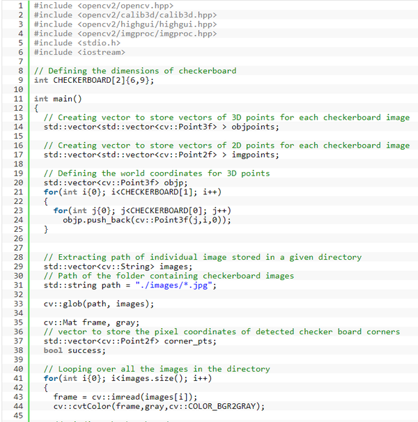使用OpenCV实现摄像头校准 - 知乎